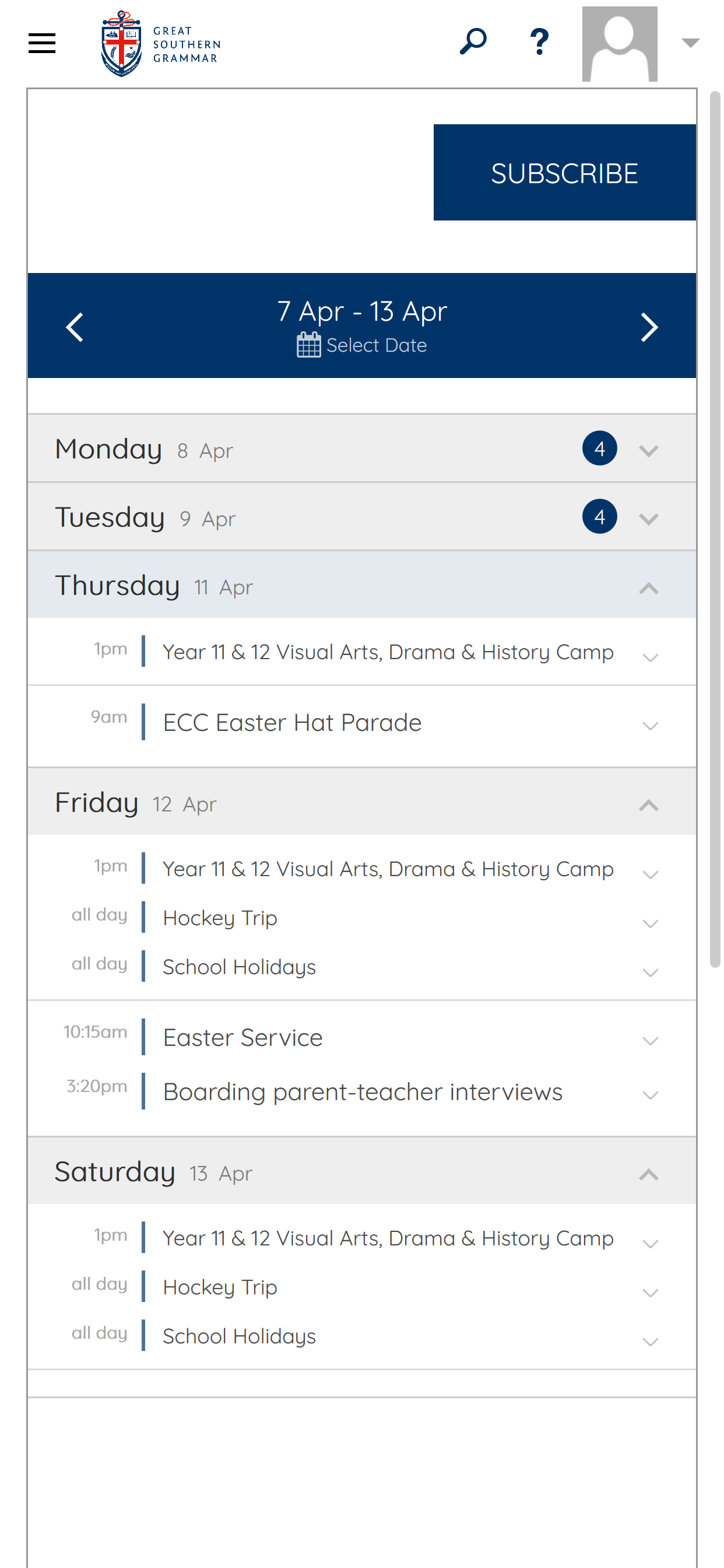 Accessing the redesigned MyGSG – Great Southern Grammar - Support