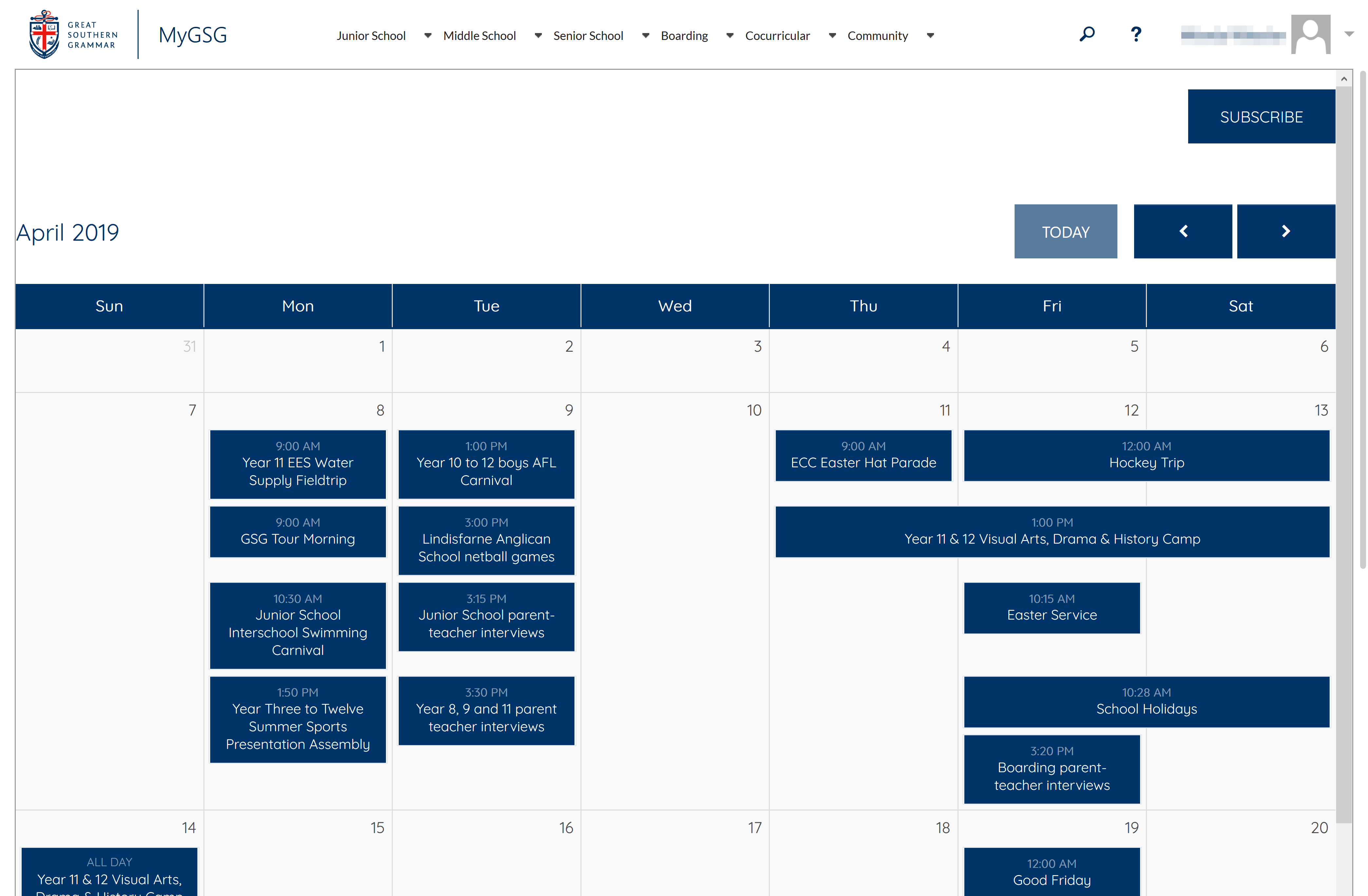 Accessing the redesigned MyGSG – Great Southern Grammar - Support
